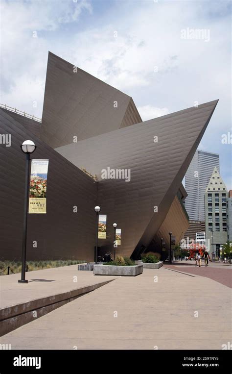 Denver Art Museum Dam Frederic C Hamilton Building Designed By