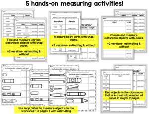 Snap Cube Measuring Made By Teachers