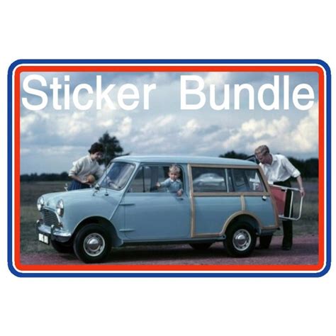 Mk1 Austin Mini Sticker Bundle 4