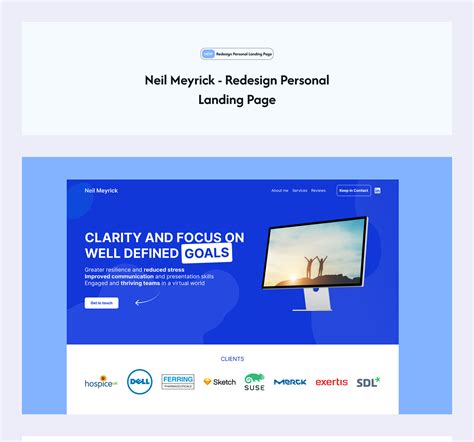Redesign Landing Rage For The Coachs Website Behance