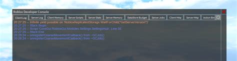 Infinite Yield On Roblox Core Scripts GetServerVersion Engine Bugs Developer Forum Roblox