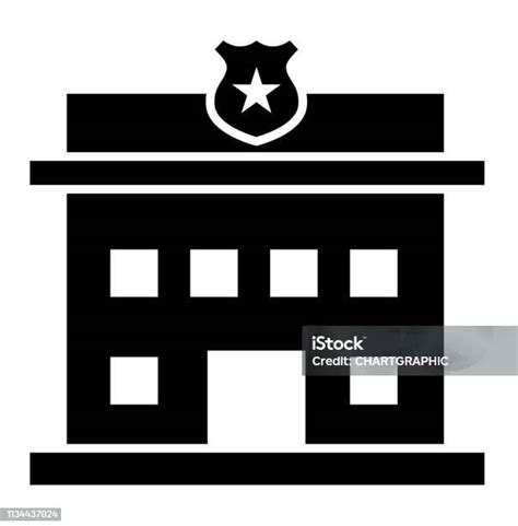 警察局圖示在白色背景向量圖形及更多保安圖片 保安 單色的 圖示 Istock