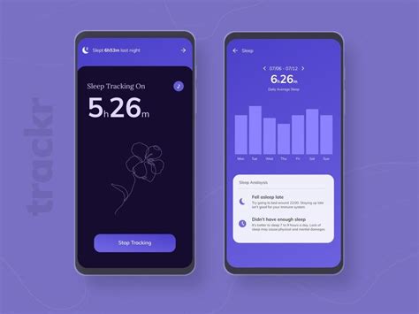 Sleep Tracker Mobile App By Raju Somu For Fidisys On Dribbble Mobile App Health Tracker