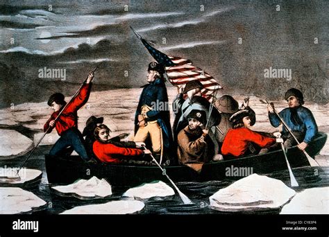 George Washington Crossing The Delaware River December 25 1776