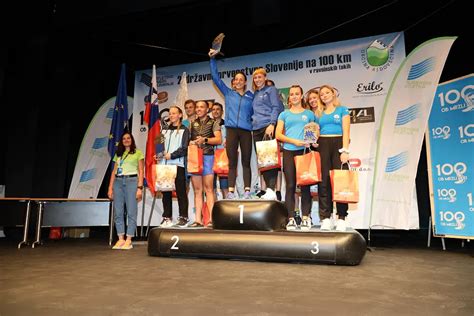 Ob Mrzli Reki Najhitrejša Nataša Robnik In Marko Tomažin Med Podjetji Pa Pipistrelovci