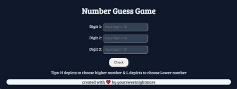 Github Rakeztguessthenumbergame Number Guessing Game Created Using Html Css And Javascript