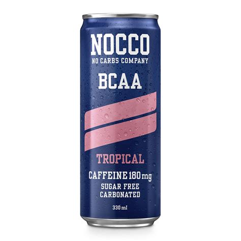 Buy Nocco Bcaa Tropical 12 X 330ml Zero Sugar Functional Energy