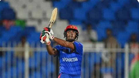 Asia Cup 2022 Afghanistans Najibullah Zadran Smashes 6 Sixes Against