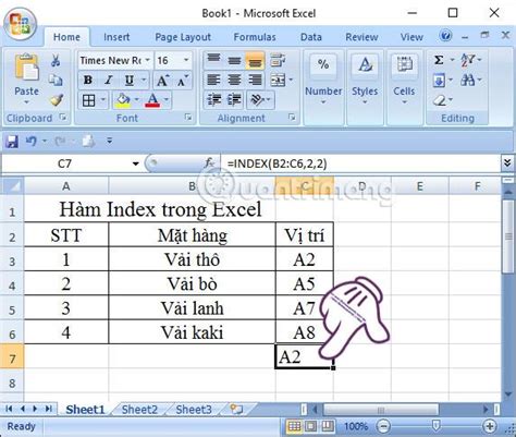 Funzione Indice In Excel Formula E Utilizzo