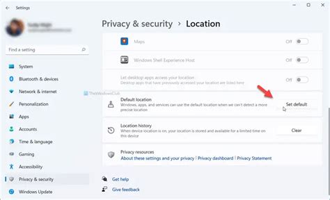 How To Set Default Location Of Your Pc In Windows 11