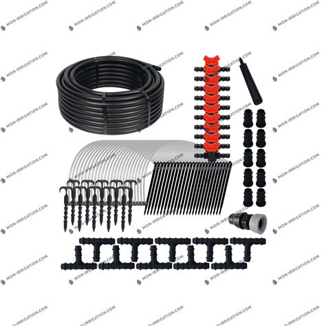 Kit Goutte à goutte Localisé 25 arroseurs vannettes crampons