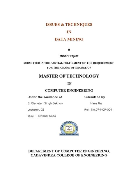 data mining report final 1 pdf regression analysis data mining