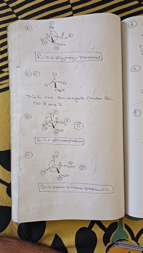 [solved] give typed writing stereochemistry 1 determine whether the