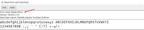 是否能提供light版本 Issue subframe maple font GitHub