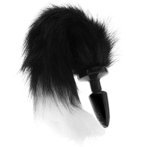Tailz Grey Fox Tail Anal Plug Pinkcherry