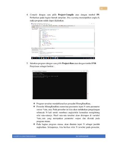 Page 12 MODUL PRAKTIKUM ALGORITMA DAN PEMOGRAMAN Neat