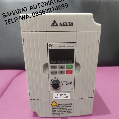 Jual Inverter Delta 15 Kw 380v 3phase Inverter 2hp Vfd M Vfd015m43b