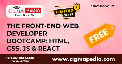 The Front End Web Developer Bootcamp Html Css Js And Reactfree Udemy
