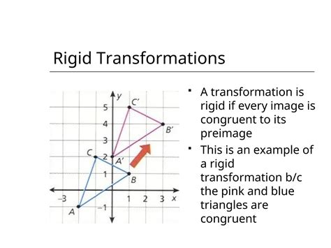 Transformation Exploring Rigid Motion In A Plane Ppt