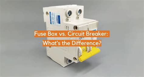Fuse Box Vs Circuit Breaker Whats The Difference Electronicshacks