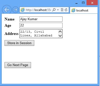 Session In ASP NET MindStick