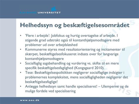 PPT HELHEDSSYN NEDEFRA et bottom up perspektiv på socialt arbejde PowerPoint Presentation