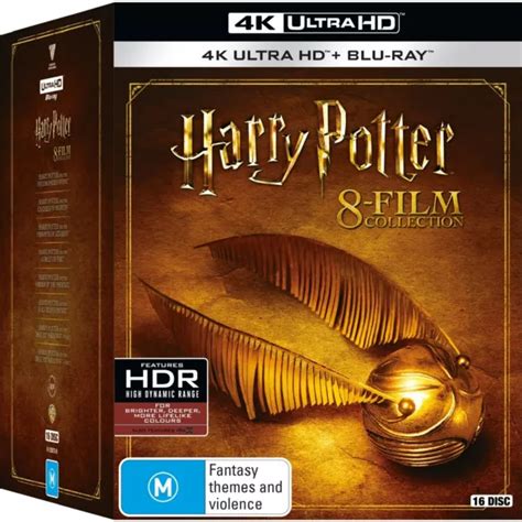 Harry Potter 8 Film Collection Limited 4k Ultra Hd Blu Ray 16 Disc Box