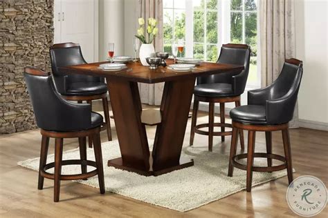 Bayshore Vinyl Counter Height Chair Set Of 2 From Homelegance