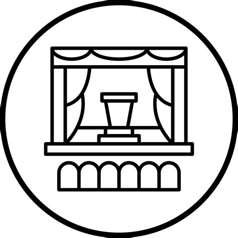 Auditorium Vector Icon Style 22113418 Vector Art At Vecteezy