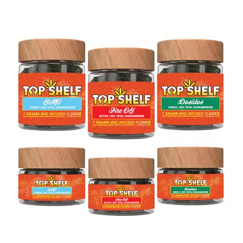 Top Shelf Hemp Co Hhc Infused Flower The Calm Leaf