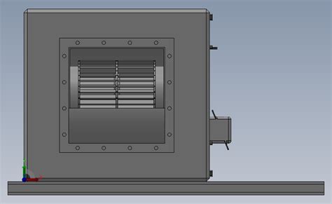 SAB HTFC离心通风机 外置式 HTFC 外置式 12 应达风机 SOLIDWORKS 2018 模型图纸下载 懒石网