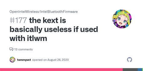 The Kext Is Basically Useless If Used With Itlwm · Issue 177 · Openintelwireless