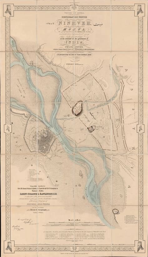Ancient Nineveh Map