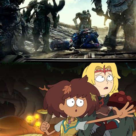 Anne And Sasha Worry For Optimus By Optimusandarcee On Deviantart