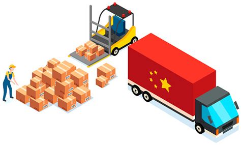 무버는 소포가 있는 상자를 마차에 넣습니다 배송 전에 자동차를 로드합니다 중국 배달 트럭 검색에 대한 스톡 벡터 아트 및 기타 이미지 Istock