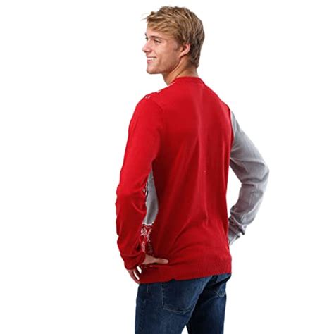 Foco Alabama Crimson Tide Ncaa Mens Busy Block Snowfall Sweater L
