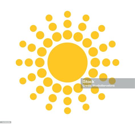 太陽點 圖示向量圖形及更多商標圖片 商標 夏天 太陽 Istock