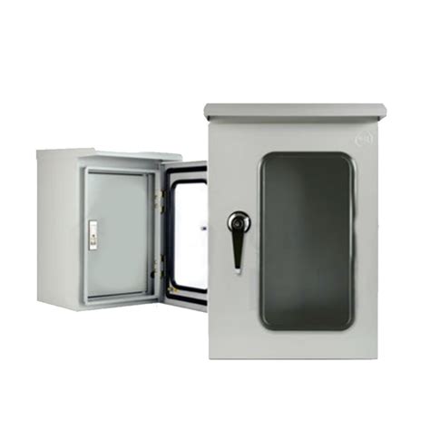 ตู้กันน้ำมีหลังคา ฝา 2 ชั้น ฝานอกกระจก Kbsg 1 30x45x25 ซม Kjl
