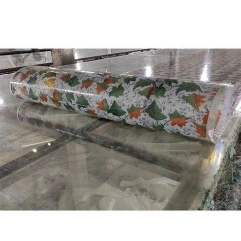 Corvex Whiteorange And Green Leaf Print Fiberglass Sheet At Rs 38sq