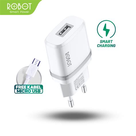 Jual Robot RT K7 Adaptor Charger 5V 1A With Cable Micro USB Garansi 1