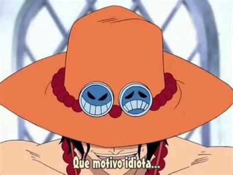 Momentos engraçados One Piece Luffy se encontra Ace e Smoker