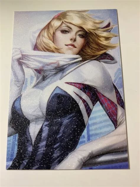 Gwen Stacy Spider Woman Sexy Goddess Anime Doujin Art Card Acg Rare