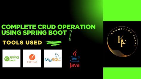 Spring Boot Crud Operation Build Spring Boot Crud Application From Scratch 🔥🔥 Youtube