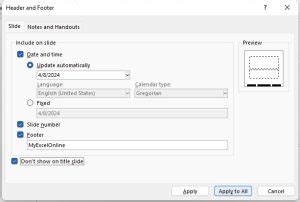 How To Change Footer In PowerPoint Fast MyExcelOnline