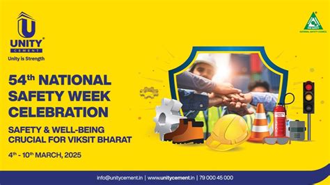 National Safety Week Celebration At Unity Cement