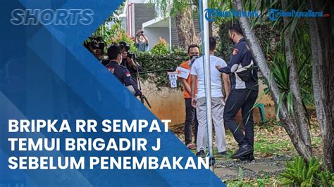 Bripka RR Sempat Temui Brigadir J Di Halaman Rumah Dinas Ferdy Sambo