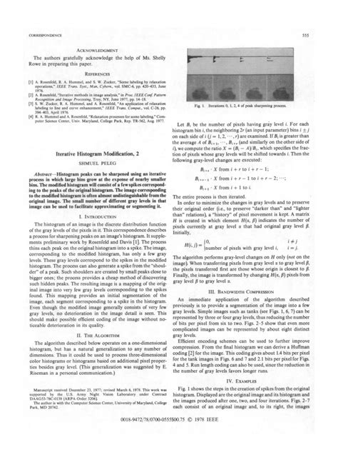 pdf iterative histogram modification ii