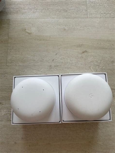 GOOGLE Nest Wifi Router Point Set Computers Tech Parts Accessories Networking On