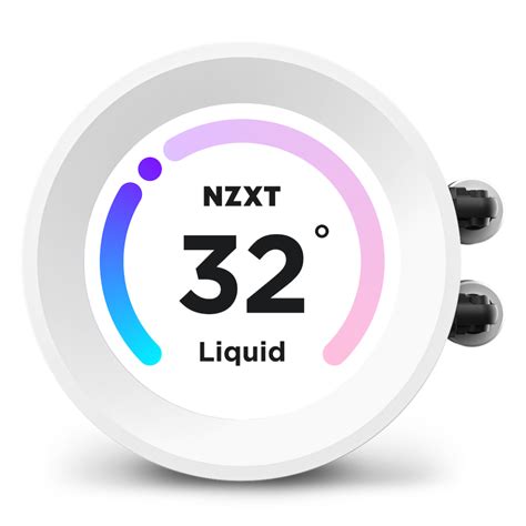 Buy NZXT Kraken Elite RGB Mm AIO Liquid CPU Cooler White RL KR E W PC Case Gear Australia