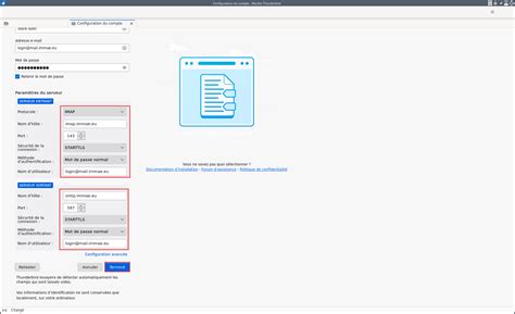Configuration De Thunderbird Documentation Immae